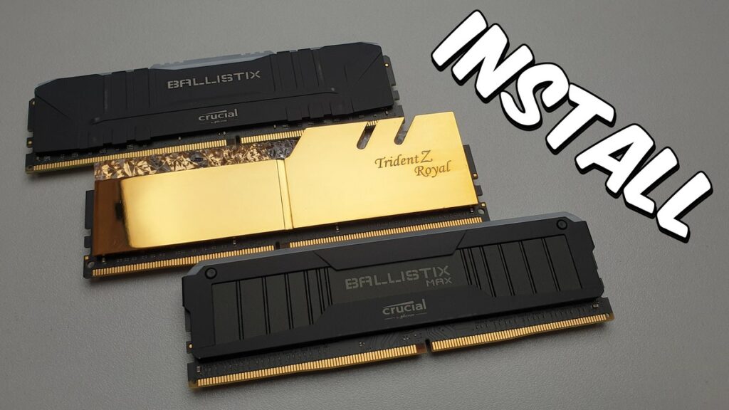 How to properly insert RAM sticks into a motherboard